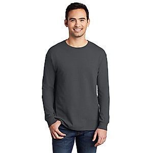 Delta Tau Delta Long Sleeve Vintage Tee (Unisex XXL, Coal)