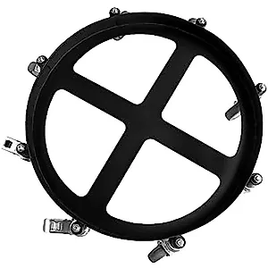 Migoda Heavy Duty Steel Drum Dolly, 55 Gallon Steel Frame with 8 Swivel Caster Wheels, 2000 Lbs Capacity, Anti-Tipping Design Fits for Workshops and Warehouses