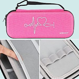 MEUUT 15 pcs Stethoscope Case Kit, Perfect Nurse Gift Include Stethoscope Case, Medical Scissors, Penlights with Batteries, Bandage Wraps, Badge Holders for Nurse Accessories for Work