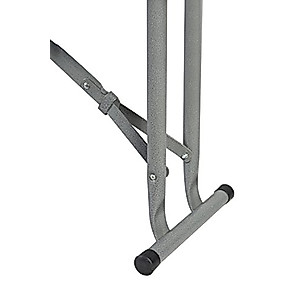 Ontario Furniture Bench/Folding-Plastic, Sturdy Strong Frame, Perfect for Entertaining a Crowd or Everyday use Both Indoor and Outdoor, Legs are fold-able for Easy and Convenient Storage, 10x48