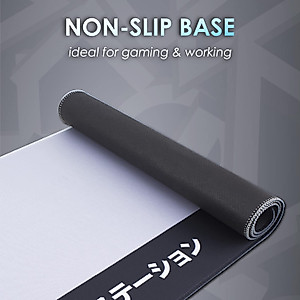 PlayStation Heritage Desk Mat, Large Gaming Mouse Pad for Desk 30 x 80 cm, 12" x 31"