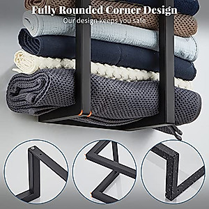 Bathroom Wall Towel Rack, Bathroom Organization, Bath Towel Holder, Wall Towel Storage, Mounted Towel Rack Holder