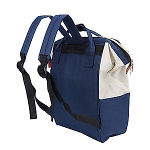 Maternity Nappy Bag, Abrasion Resistance Diaper Bag,Travel Backpack, Early Education Pregnant Woman for Home Educational Institution(Red Rice Blue)