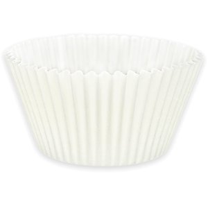 MyBakning Extra Large White Cupcake Baking Cups 2-3/4"(Bottom) x2"(Deep) Jumbo-sized Greaseproof paper muffin liners, 120 pcs per case