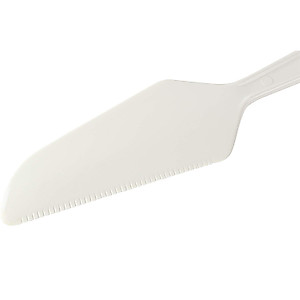 Hutzler Lopol Nylon Plastic Cake Knife, 11", White