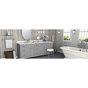 Gatco 4126 Tavern Glass Shelf, Polished Nickel