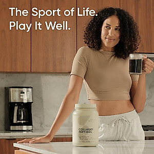 Sports Research Collagen Peptides - Hydrolyzed Type 1 & 3 Collagen Powder Protein Supplement for Healthy Skin, Nails, & Joints - Easy Mixing Vital Nutrients & Proteins, Collagen for Women & Men