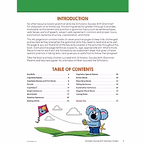 Scholastic Success with Grammar Grade 1 Workbook