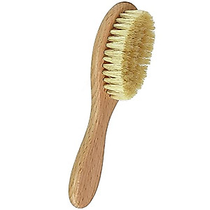 Dry Brush for Face for Smooth Radiant Skin by Zen Me, Natural Face Exfoliator Tool to Unclog Pores, Promote Lymph Flow & Reduce Swelling, Facial Brush with Natural Boar Bristles & Polished Wood Handle