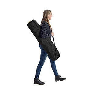 Quik Shade Extra Wide Folding Camp Chair with Tilt UV Sun Protection Canopy, Black