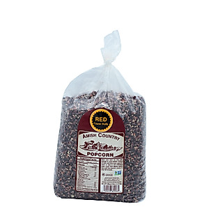 Amish Country Popcorn | 6 lbs Bag | Red Popcorn Kernels | Old Fashioned, Non-GMO and Gluten Free (Red - 6 lbs Bag)