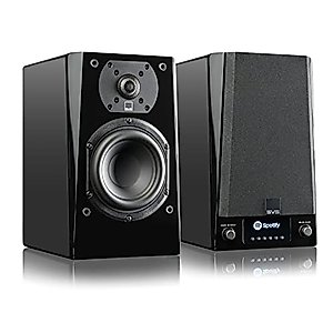 SVS Prime Wireless Pro Powered Speaker System with Chromecast and Airplay 2 - Pair (Piano Gloss)