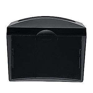 Restaurantware 7.5 x 6 x 6.3 Inch Napkin Holders, 1 Rectangle Napkin Dispenser - Tabletop, Easy Access, Gray Plastic Commercial Napkin Dispensers, Refillable, For Countertops