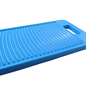 ZYAMY Antiskid Mini Washboard Plastic Washing Board Household for Kids Shirts Clean Laundry Lime Washboard for Laundry, Blue