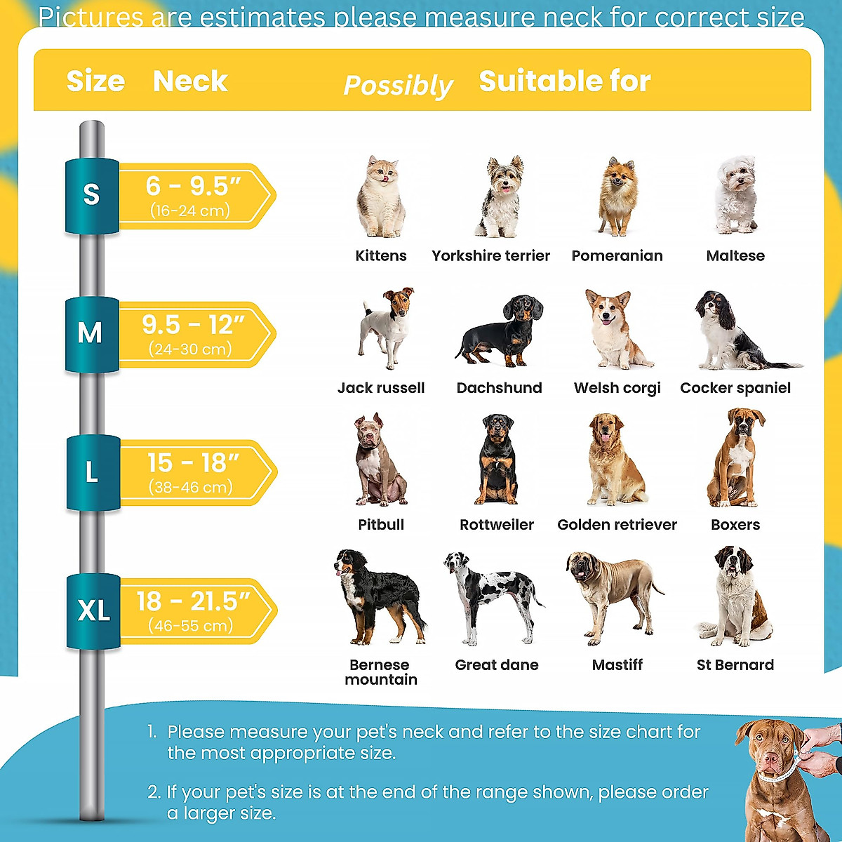 Inflatable Dog Cone Collar w/Pump - Small Dog Donut Collar After Surgery - Washable Dog Cone Collar w/Removable Soft Cone for Dogs After Surgery- Dog Cone Alternative After Surgery w/Soft Cover