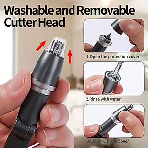 Mini Ear and Nose Hair Trimmer Compatible with Phone Interface for Men and Women OuYezy Professional Painless Portable Nose Hair Removal Trimmer Mobile Phone Powered (typ-c)