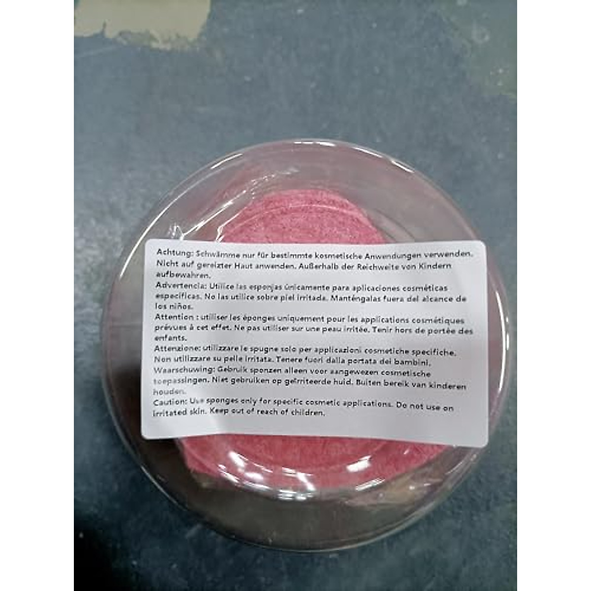 Nuenen 60 Pieces Facial Sponges with Container, Heart Shape Compressed Face Sponges Natural Cleaning Pads for Washing Face Cleaning Exfoliating Esthetician Makeup Removal(Pink)