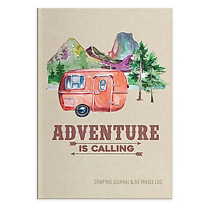 Camping Journal & RV Travel Logbook, Red Vintage Camper Adventure: Road Trip Planner, Caravan Travel Journal, Glamping Diary, Camping Memory Keepsake ... for Campers & RV Retirement Gifts Series)
