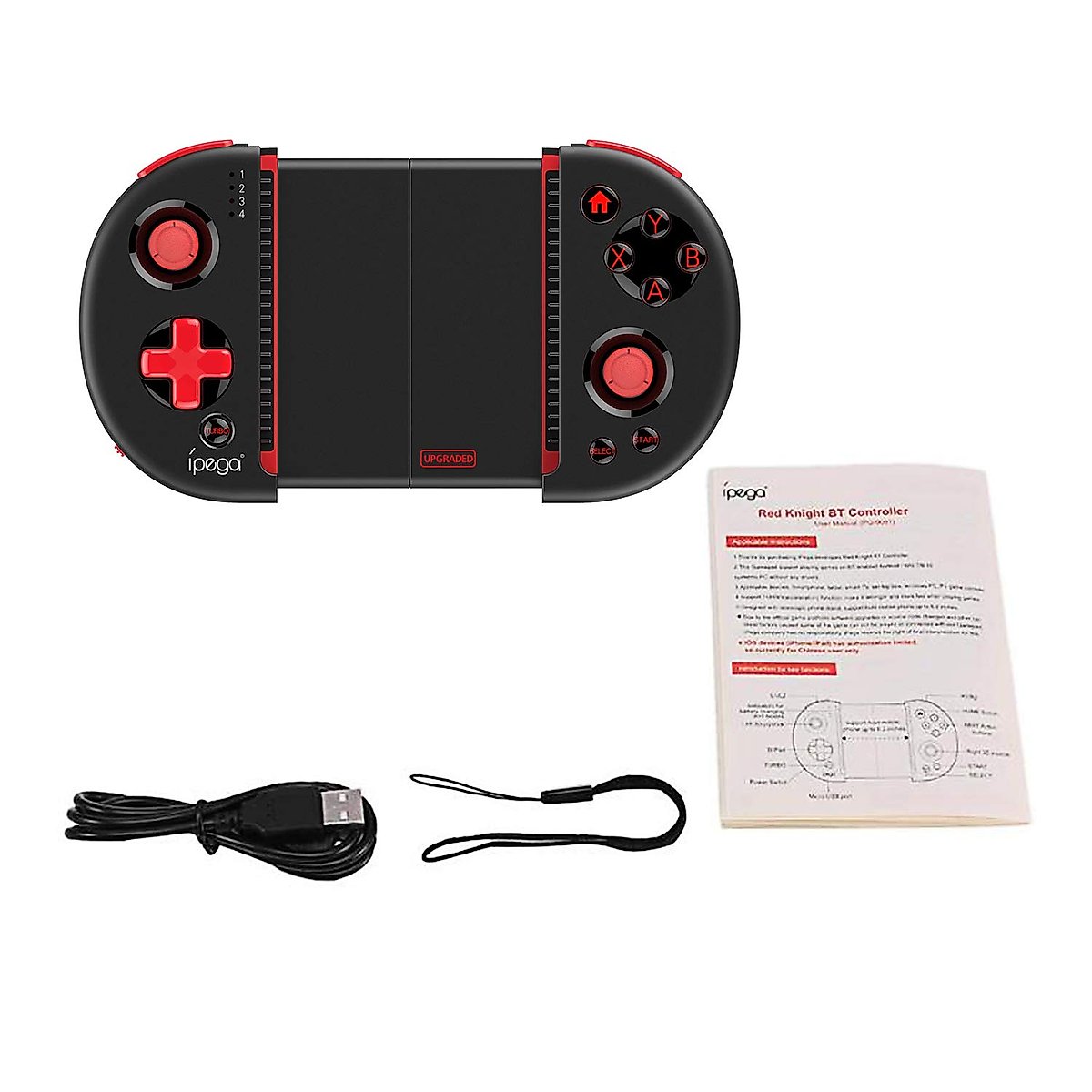 Ipega PG-9087S Wireless Game Controller, Retractable Telescopic PUBG Mobile Controller Joystick Gamepad for Android/iOS Smartphones/Tablets/Smart TV