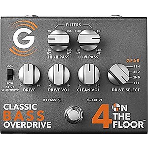 Genzler 4 On The Floor Classic Bass Overdrive Pedal