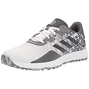 adidas Men's S2G Spikeless Golf Shoes, Footwear White/Grey Three/Grey Two, 10.5