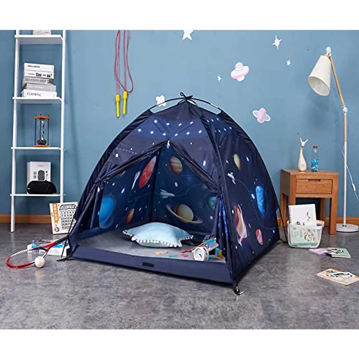 Gentle Monster Space Play Tent for Kids, Indoor Universe & World Playhouse for Boys, Imaginative Gift for Toddlers & Children 3 4 Years Old, Up - 47 x 47 x 43 Inch