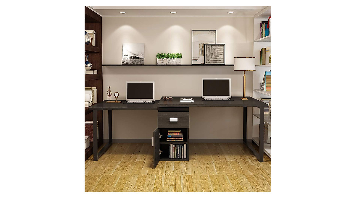 Tribesigns 55" Rotating L-Shaped Desk for Home Office