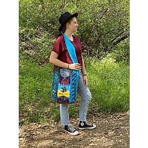 Original Collections Bohemian Hippie Crossbody Peace Sign Shoulder Bag Purse Large