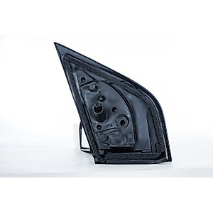 Dependable Direct Left Driver Side Mirror Compatible with Nissan Sentra (2007 2008 2009 2010 2011 2012) Manual, Unpainted Non-Heated Outside Rear View Replacement Door Mirror - Parts Link #: NI1320166