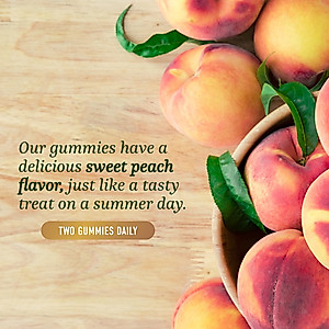 Black Cohosh Gummies for Menopause Relief, Hot Flashes & Night Sweats | 50mg Black Cohosh Root for Women | Gluten-Free, Vegetarian, Non-GMO | Hormone Balance Support | Yummy Peach Flavor | 60 Gummies