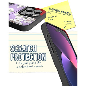 Smartish® iPhone 15 Pro Max Wallet Case - Wallet Slayer Vol. 2 [Slim/Protective] Credit Card Holder w/Kickstand Drop Test Hidden Card Slot Compatible w/Apple iPhone 15 Pro Max - Very Cherry Blossom