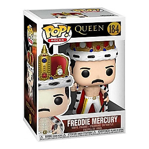 POP Rocks: Freddie Mercury King Multicolor, 3.75 inches