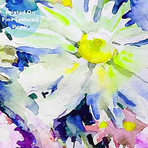 Wall Art Spring Flowers in vase Still Life Traditional Fashion Art Watercolor Paint Glam Poster Print From Artist