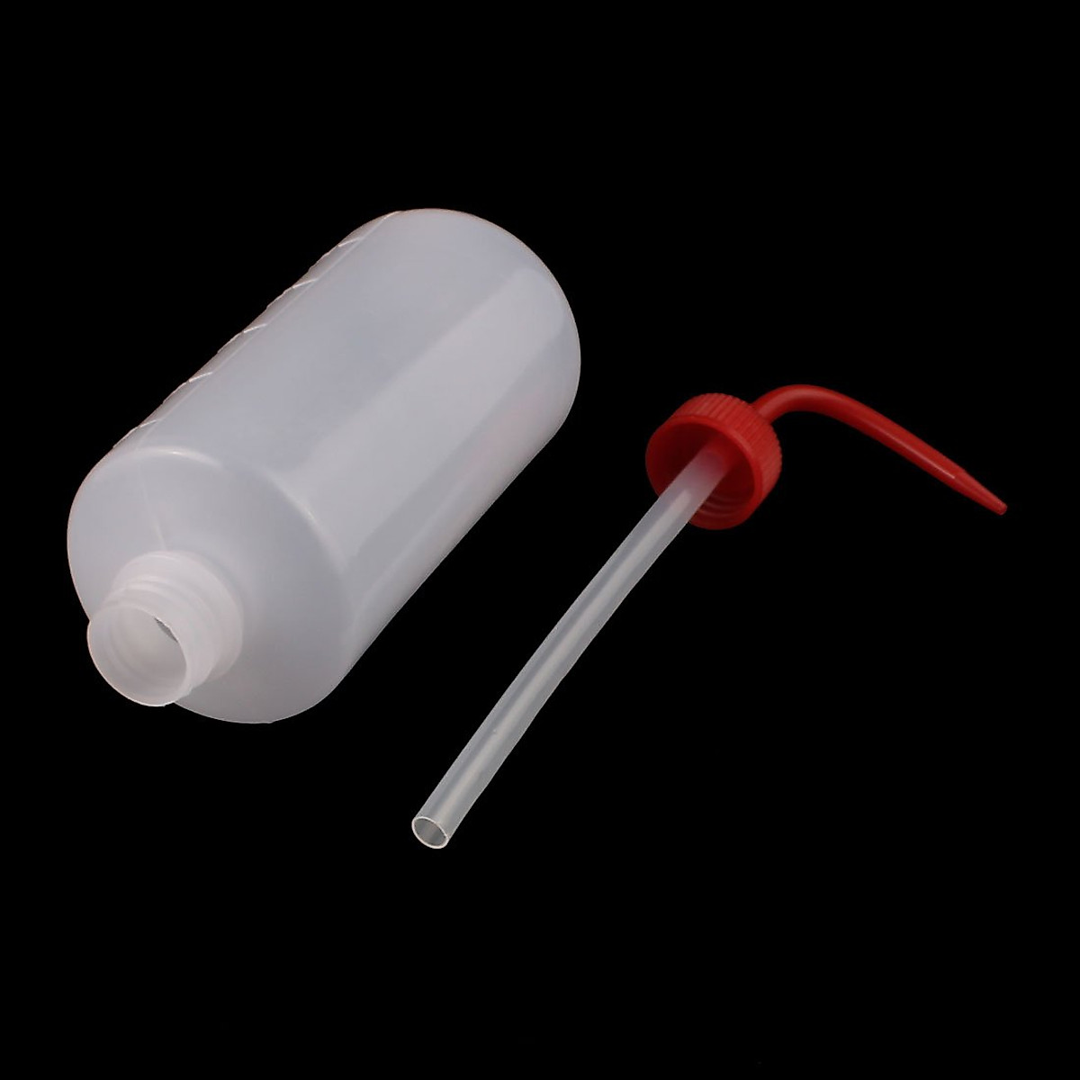 uxcell 2Pcs 500ml 2mm Dia Soft Plastic Sharp Beak Elbow Squeeze Bottle Succulents Watering