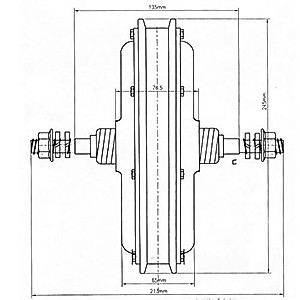 Qiucenmium Electric Bike Conversion Kit 20" 48V 1000W, Front/Rear Wheel E-Bike Conversion Kit with Powerful Controller and Thumb Throttle, Ebike Wheel Kit Cycling Hub Conversion Kit for Adults