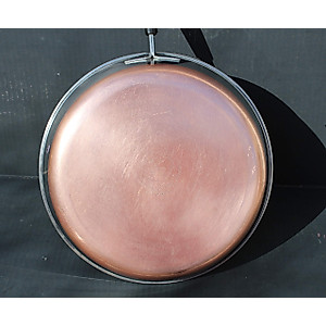 Revere Ware 12" Stainless Steel Copper Bottom Skillet Fry Pan with Lid