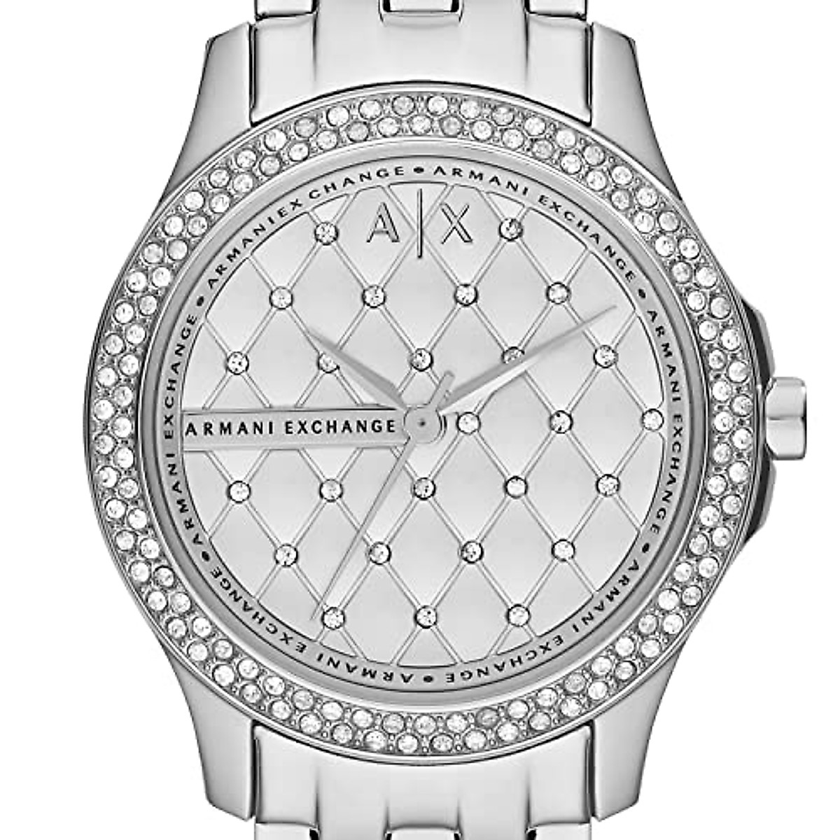 AX ARMANI EXCHANGE Women's Stainless Steel Watch, Color: Silver (Model: AX5215)