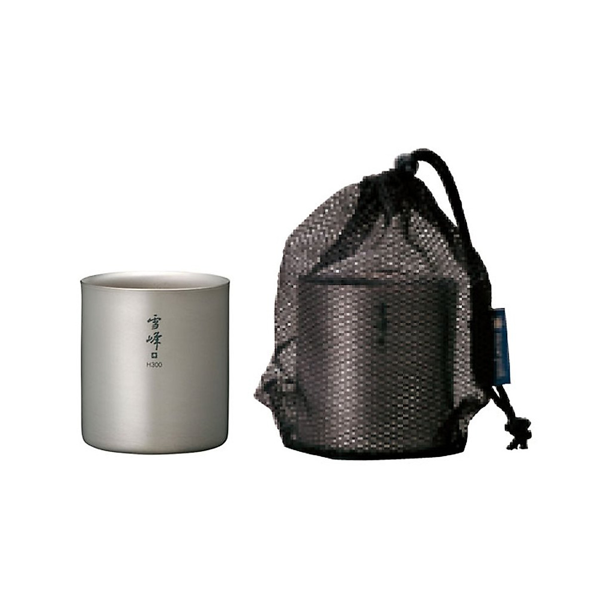 Snow Peak Titanium H450 Stacking Mug, TW-122, Premium Titanium, Made in Japan, Ultralight for Camping, Backpacking Everyday Use, Lifetime Product Guarantee