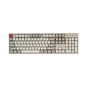 Keychron C2 Full Size Wired Mechanical Keyboard Compatible with Mac, Keychron Brown Switch, 104 Keys ABS Retro Color Keycaps Gaming Keyboard for Windows, USB-C Type-C Braid Cable