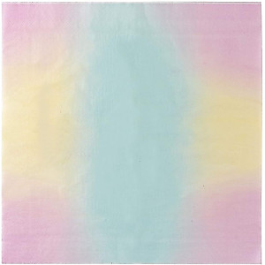 BLUE PANDA Paper Napkins for Rainbow Birthday Party (6.5 x 6.5 Inches, 150 Pack)
