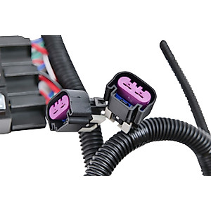 Maernz Dual Electric Fan Wiring Kit Compatible with GM 1999–2006 ECU Control Dual Electric Fan Wiring Harness Kit Replaces# 7L5533A226T 7l5533a226t