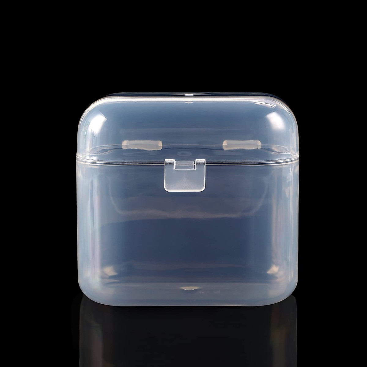 Accmor Pacifier Container Can Storage 2 Pacifiers, Baby Pacifier Holder Case for Travel, BPA Free,Transparent