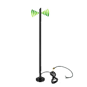 CHHLIUT GSM 3Ghz 4G LTE 18dBi High Gain External Magnetic Antenna Booster Amplifier WLAN Router & Modems Network Connector(TS9/SMA)