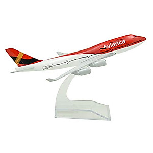TANG DYNASTY(TM 1:400 16cm B747-400 Avianca Airline Metal Airplane Model Plane Toy Plane Model