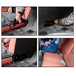 Chelhead Universal CarSeat ISOFIX Latch Interface Bracket, Child Seat Restraint Anchor Mounting Kit ISOFIX Belt Connector for Baby Safety Chair