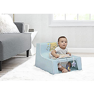 Disney Winnie The Pooh Sit N Play Portable Activity Seat for Babies by Delta Children – Floor Seat for Infants