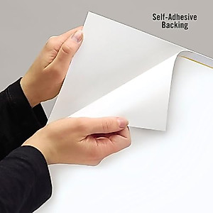AT-A-GLANCE AW402028 WallMates Self-Adhesive Dry Erase Monthly Planning Surface, 18 x 12