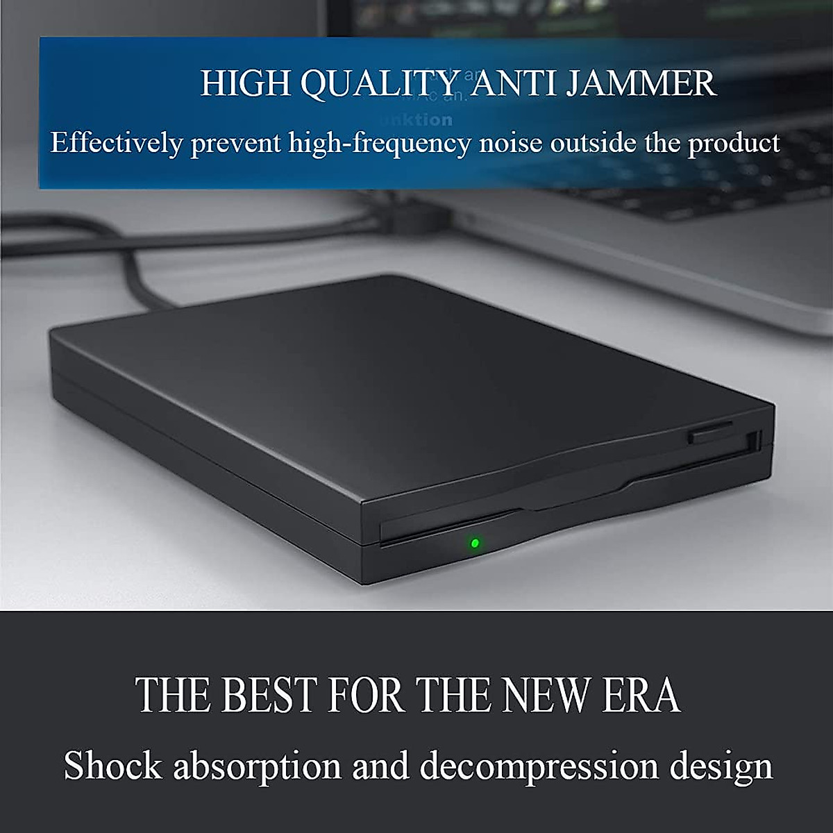 Floppy Disk Reader External Floppy Disk Reader USB 3.5-inch USB Floppy Disk Reader 1.44 MB FDD Portable Floppy Disk for PC Windows/XP / 7/8/10/11 Plug and Play