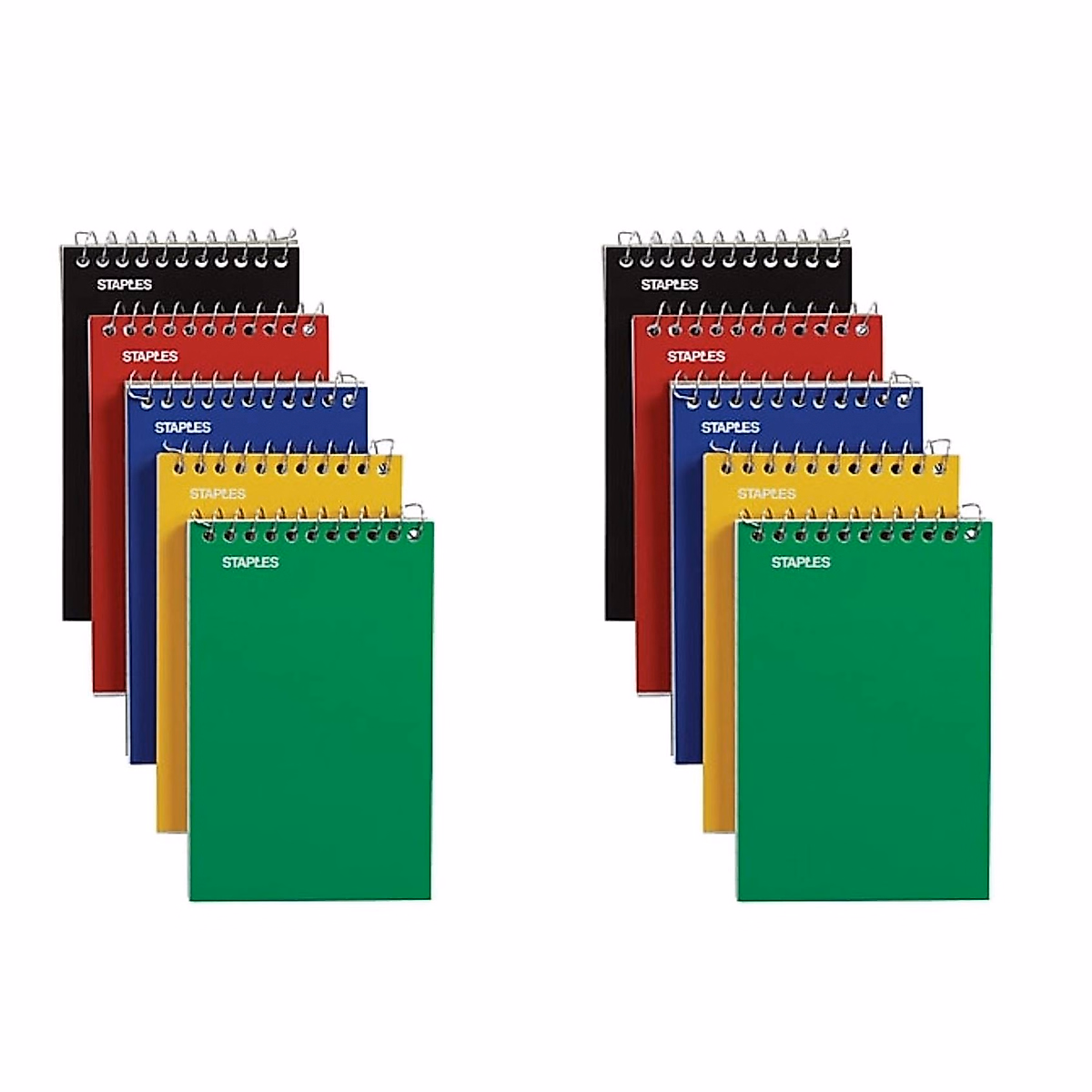 STAPLES Top Bound Memo Books, 3" x 5", 10/Pack (10 Pack)