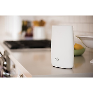 NETGEAR Orbi Router Whole Home Mesh WiFi System - Tri-band WiFi Router. Up to 2,500sqft of WiFi Coverage, AC3000 (RBR50) (Renewed)
